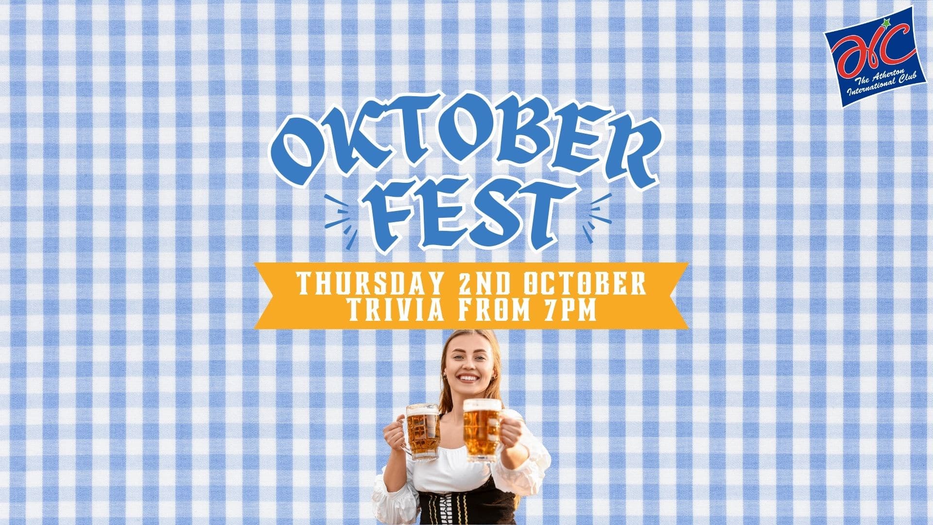 Oktoberfest Trivia Night at AIC - What's On Tablelands